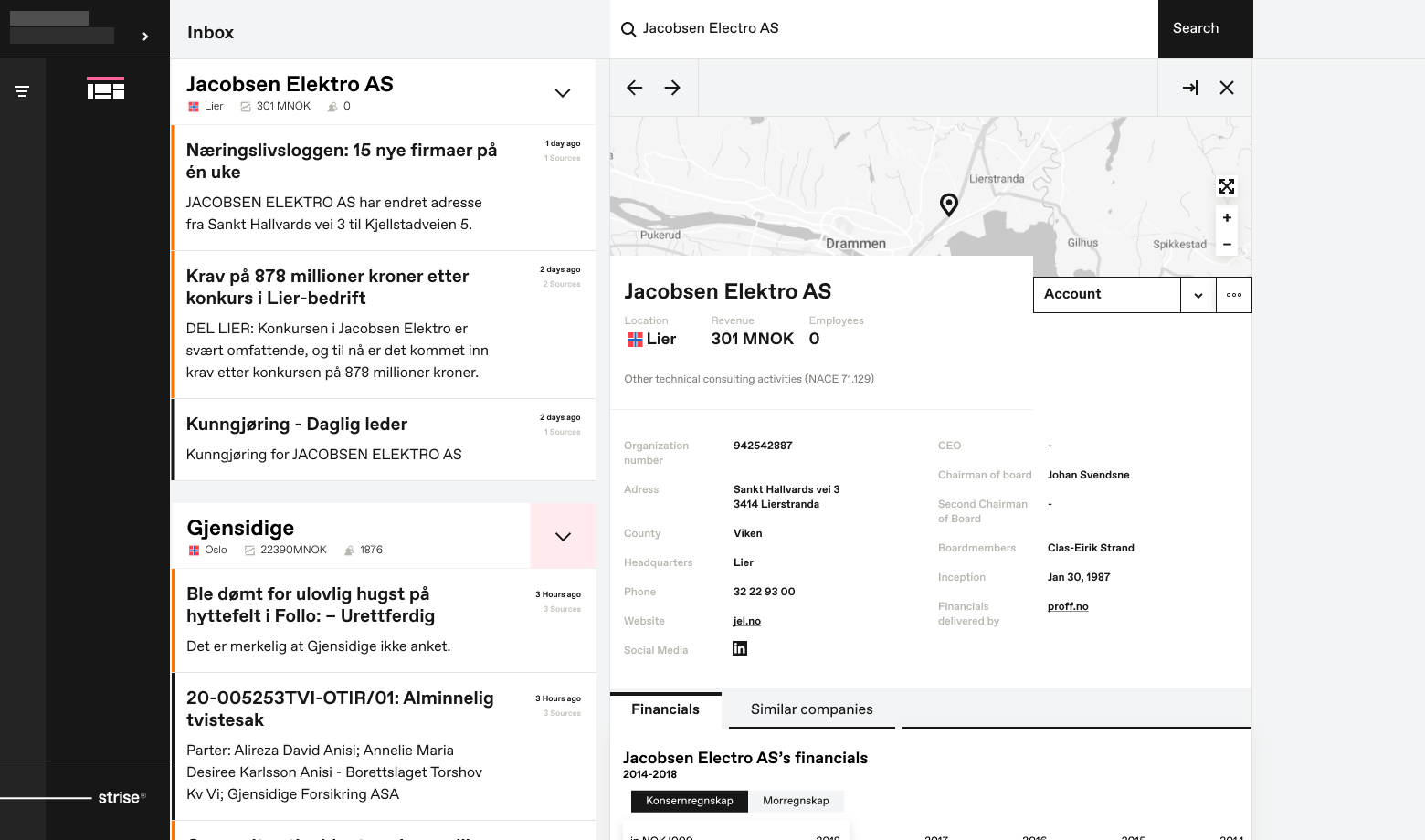 Stay ahead of change with our AI platform — Strise®