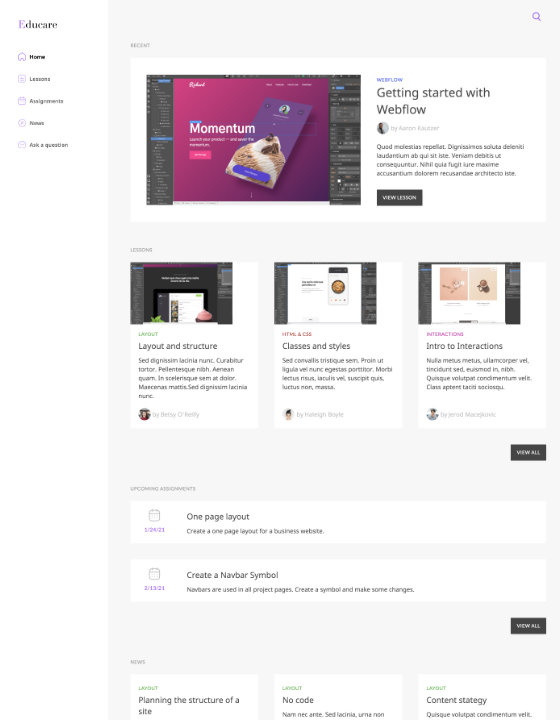 Educare - Education HTML5 Responsive Website Template