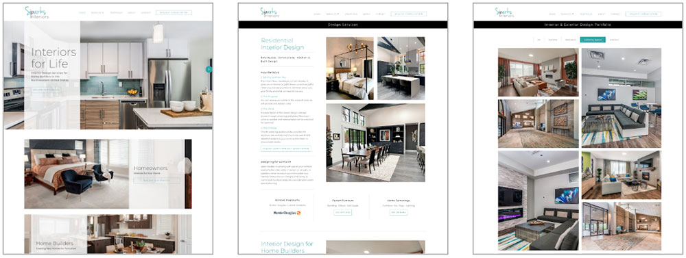 Interior Designer Website Portfolio | Home Designer Marketing