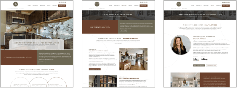 Interior Designer Website Portfolio | Home Designer Marketing