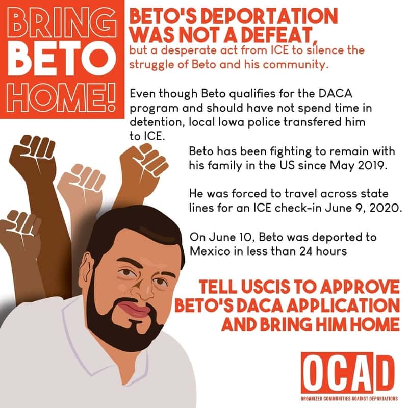 Campaigns - Organized Communities Against Deportations