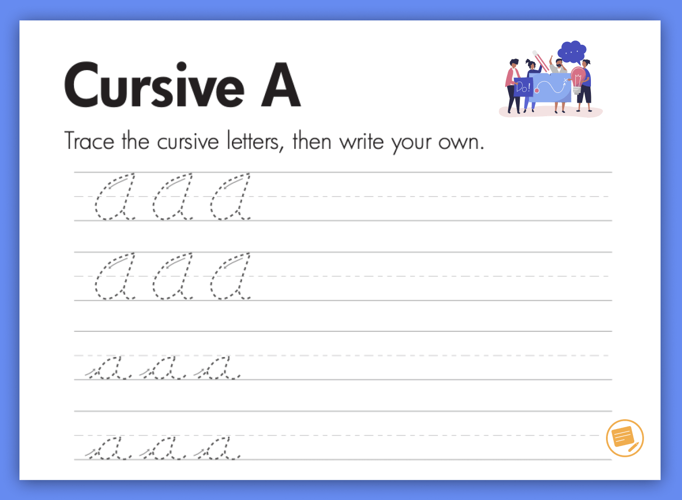 Custom Cursive Writing Worksheets