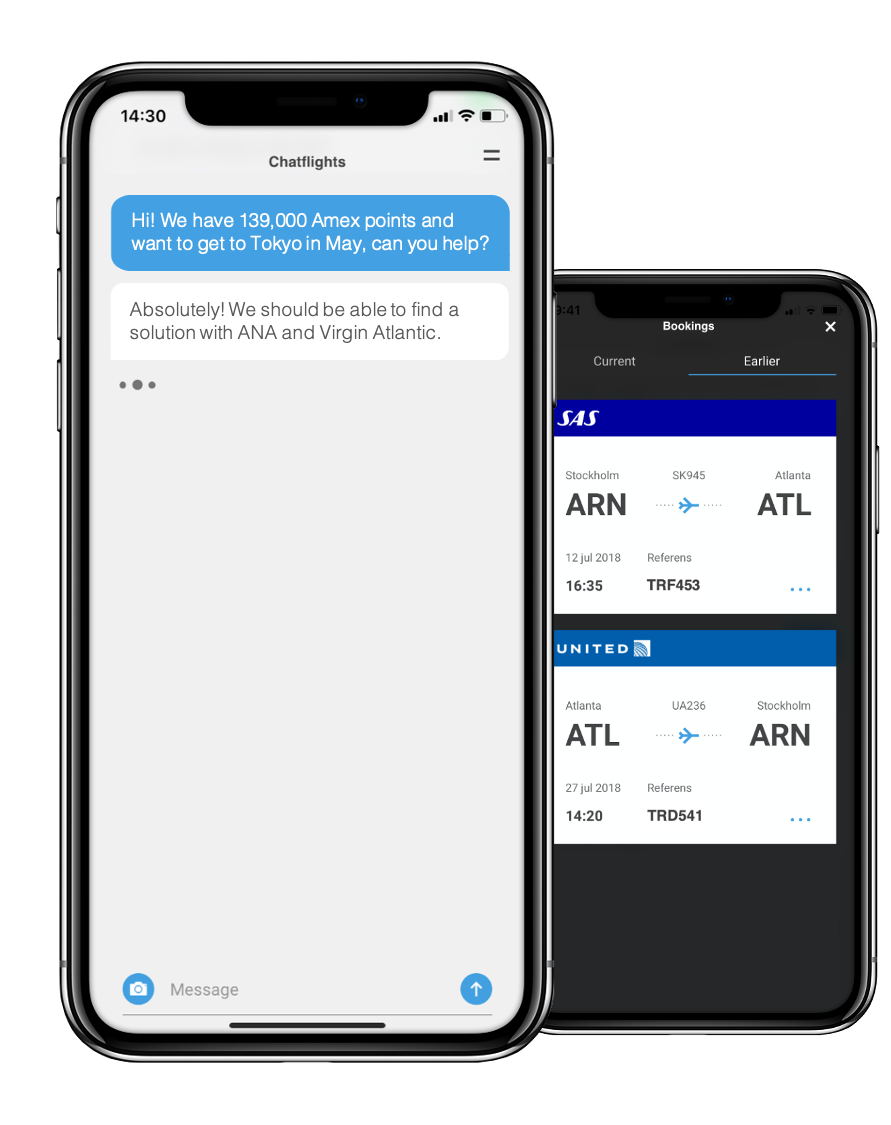 Download Chatflights for iOS or Android