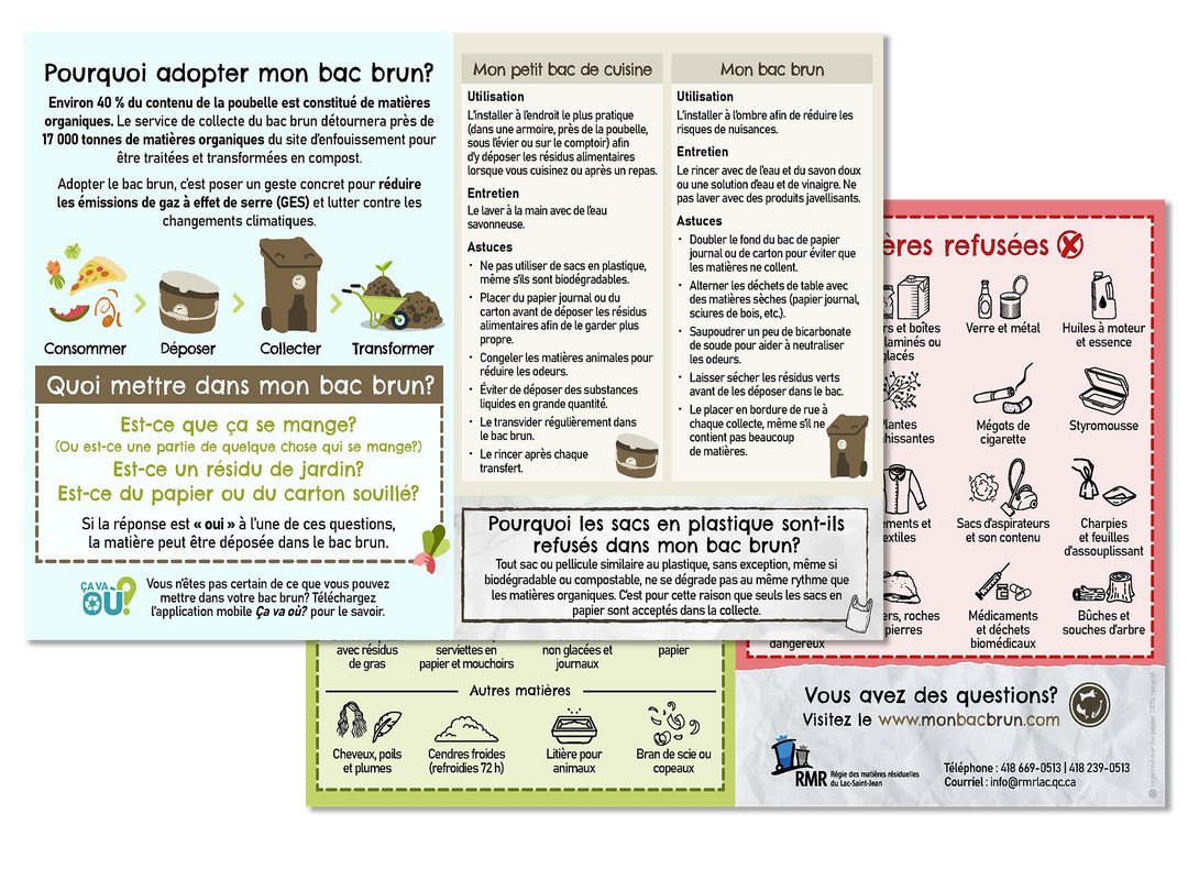 Collecte des matières organiques | mon bac brun