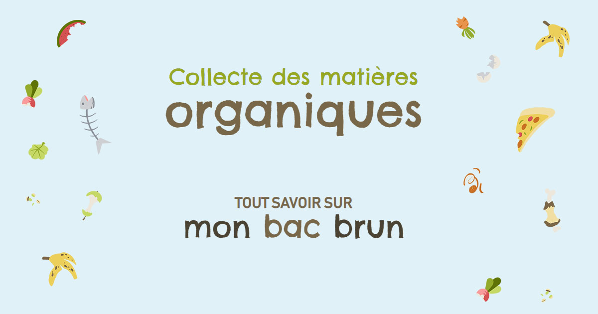 Collecte des matières organiques | mon bac brun