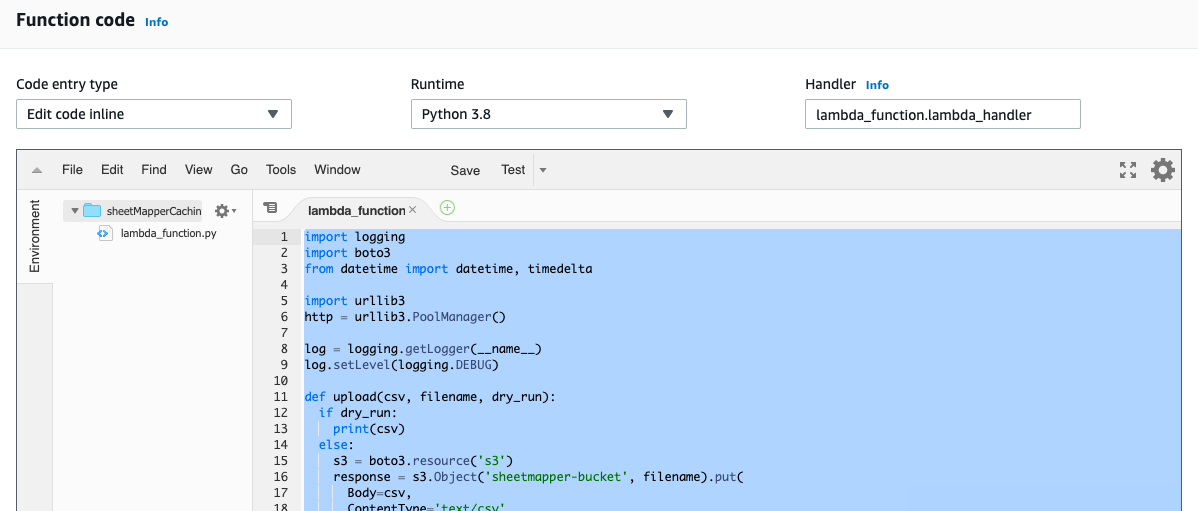 Sheet Mapper Advanced: Caching | Mapbox