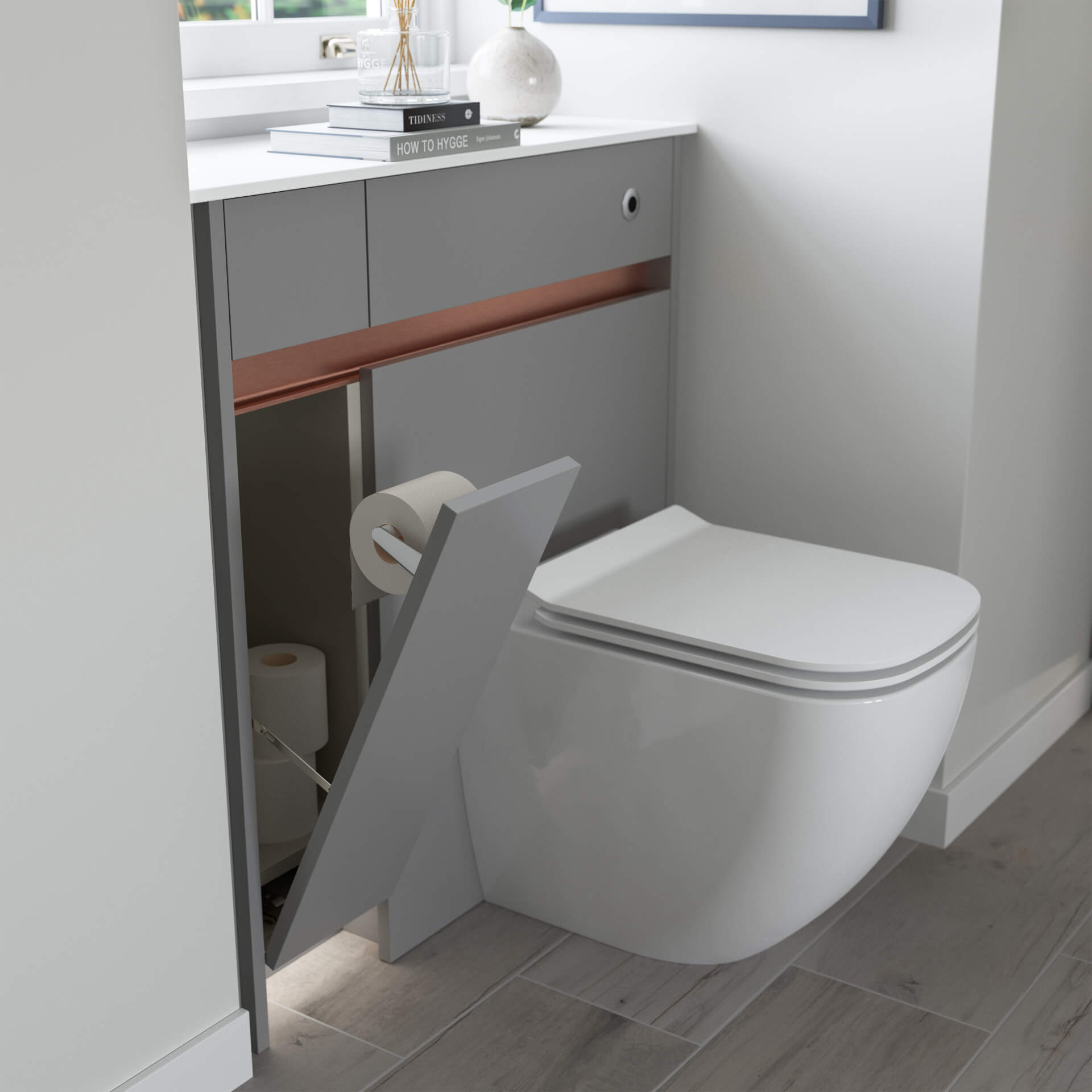 Contemporary Fitted Bathroom Furniture fitted by MB Kitchens & Bathrooms