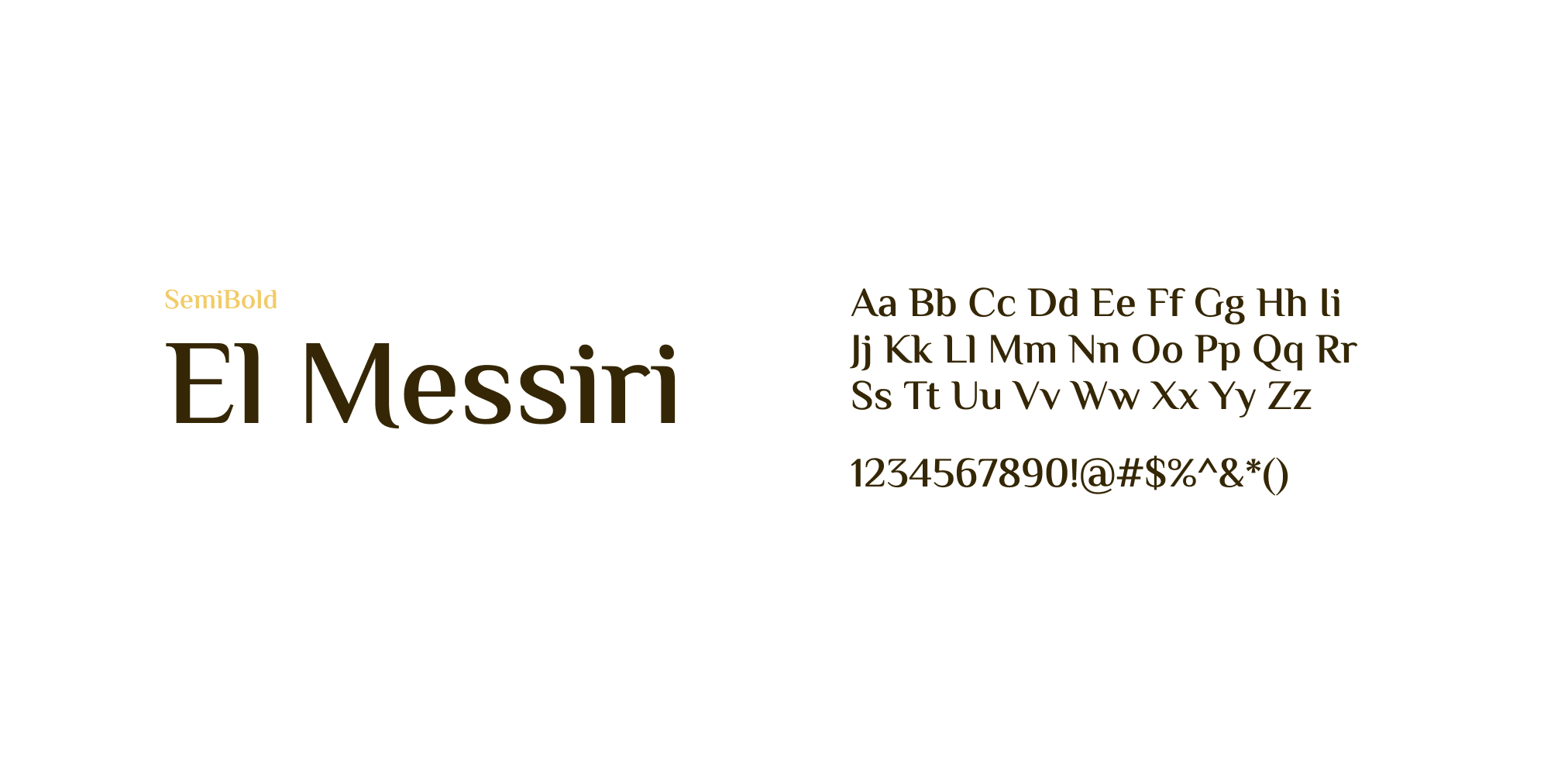 El Messiri | Font of the Week