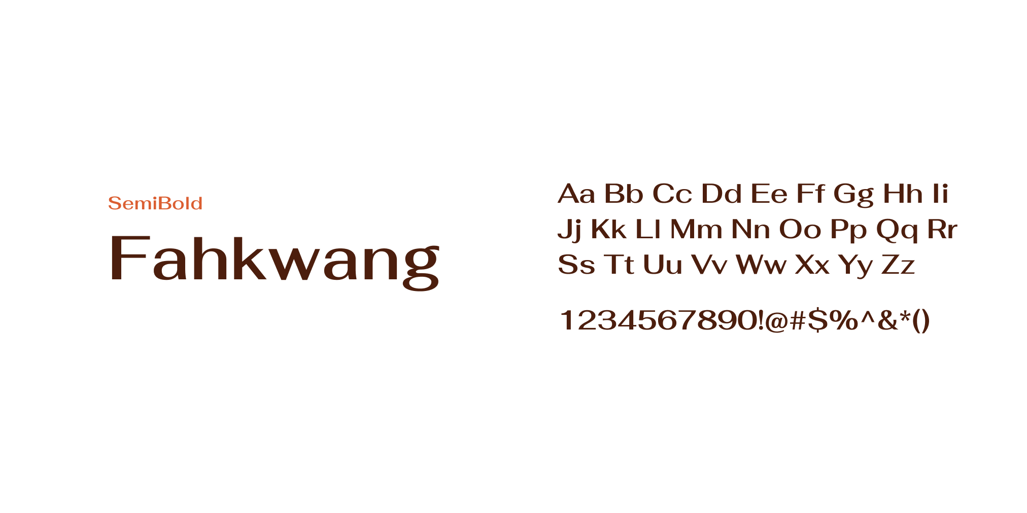 Fahkwang | Font of the Week