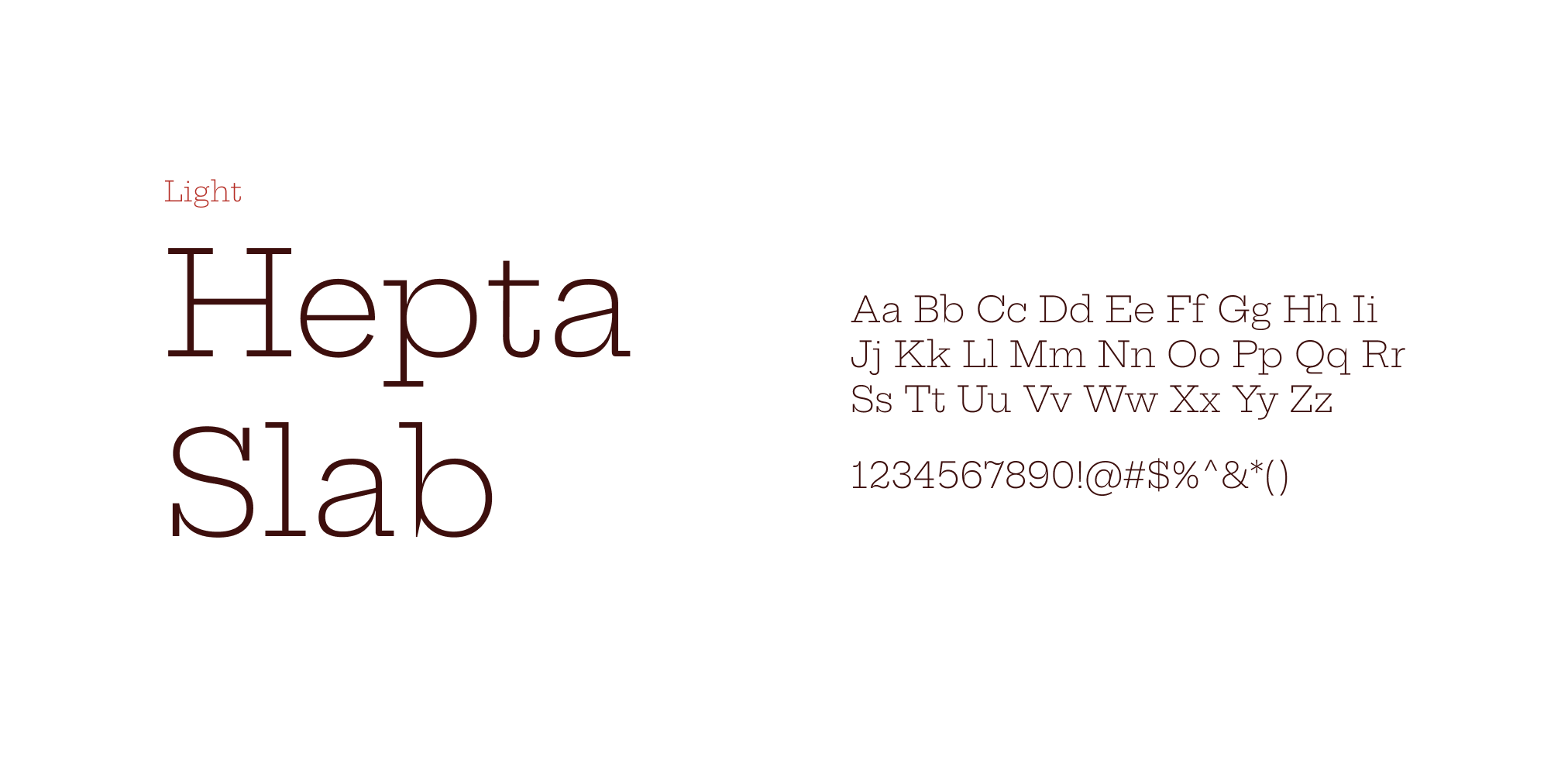 Hepta Slab | Font of the Week