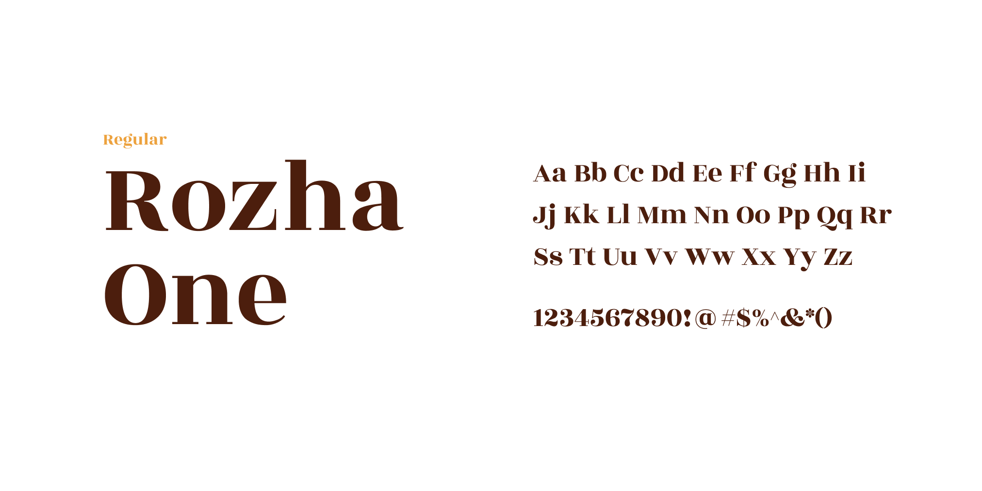 Rozha One | Font of the Week