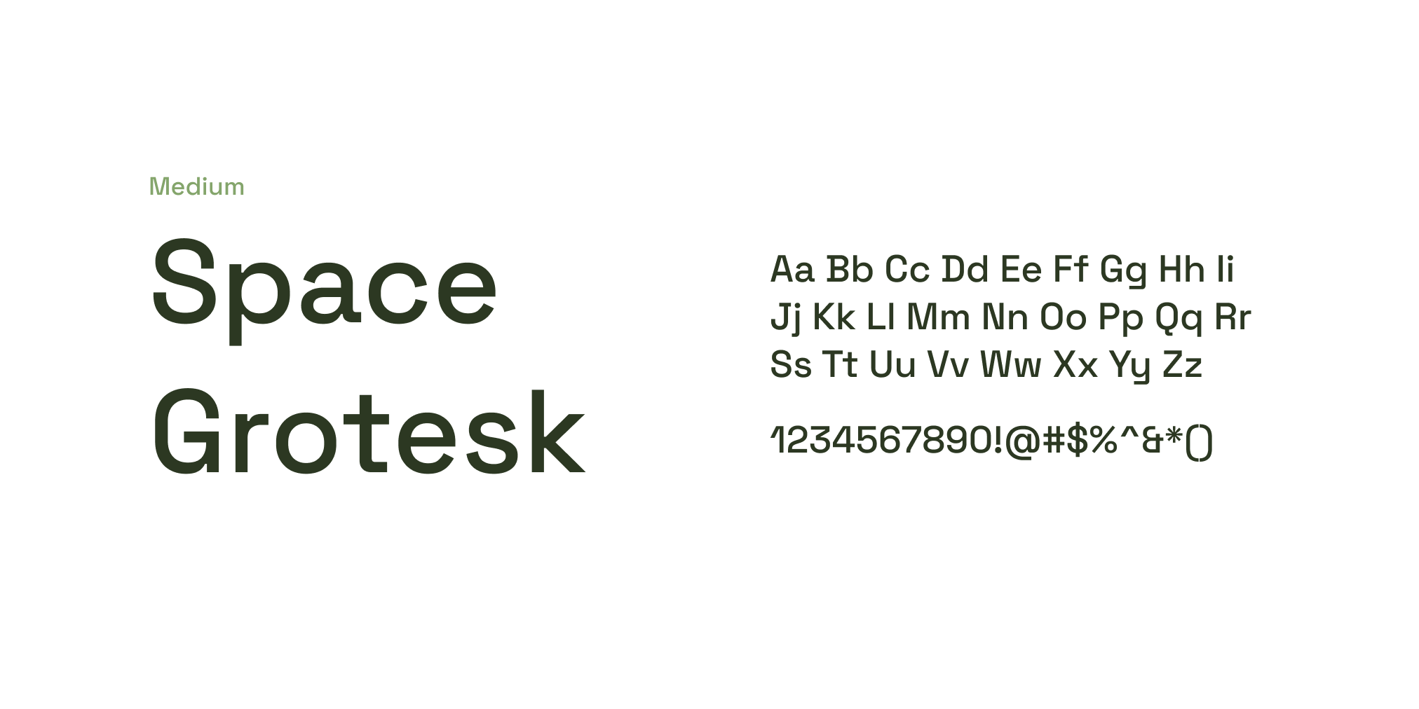 Space Grotesk | Font of the Week