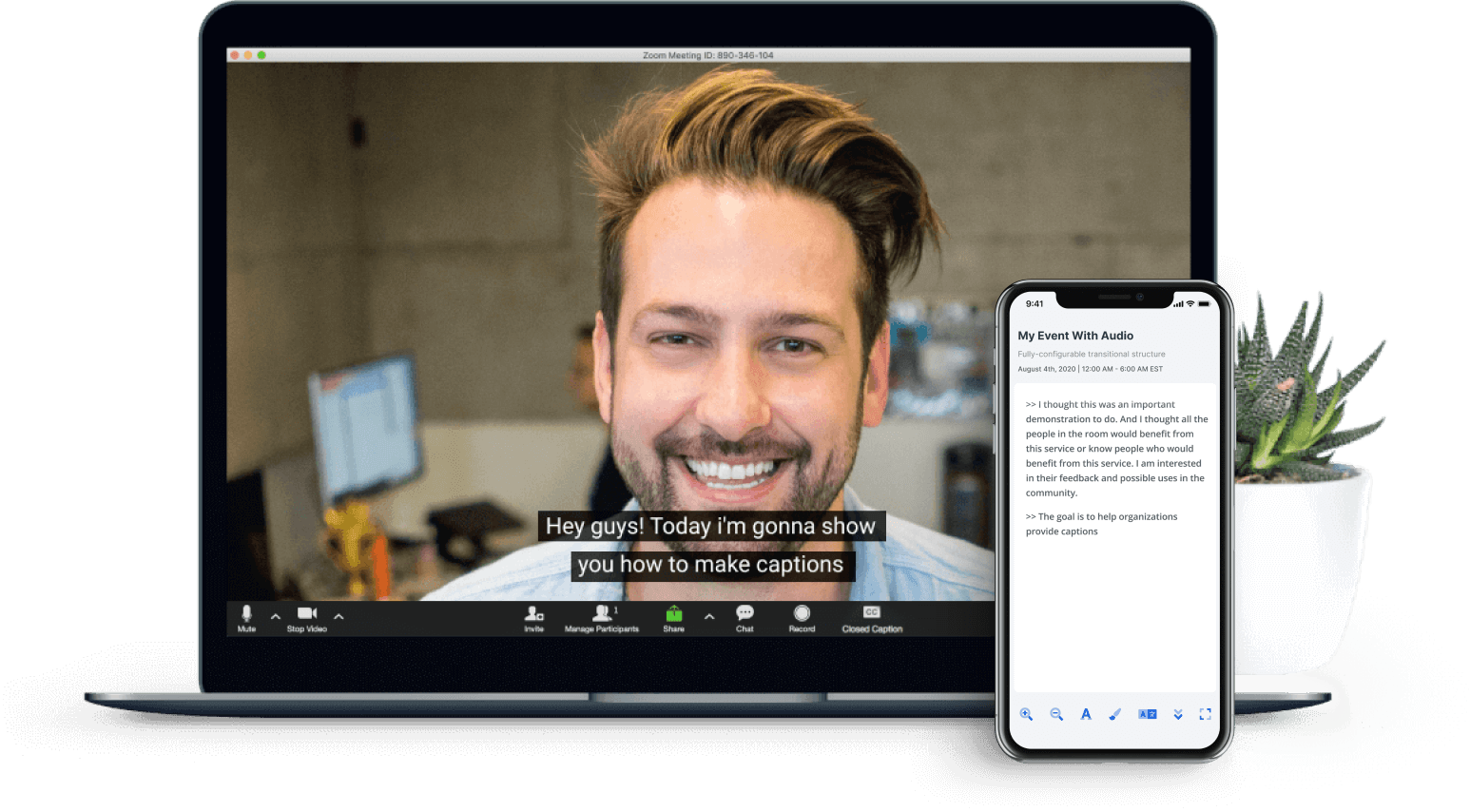 Live Captions for Online Meetings | SyncWords Live
