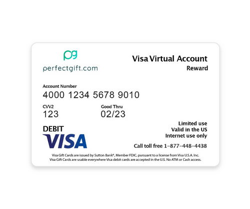 Visa Gift Cards and Reward Cards | PerfectGift.com