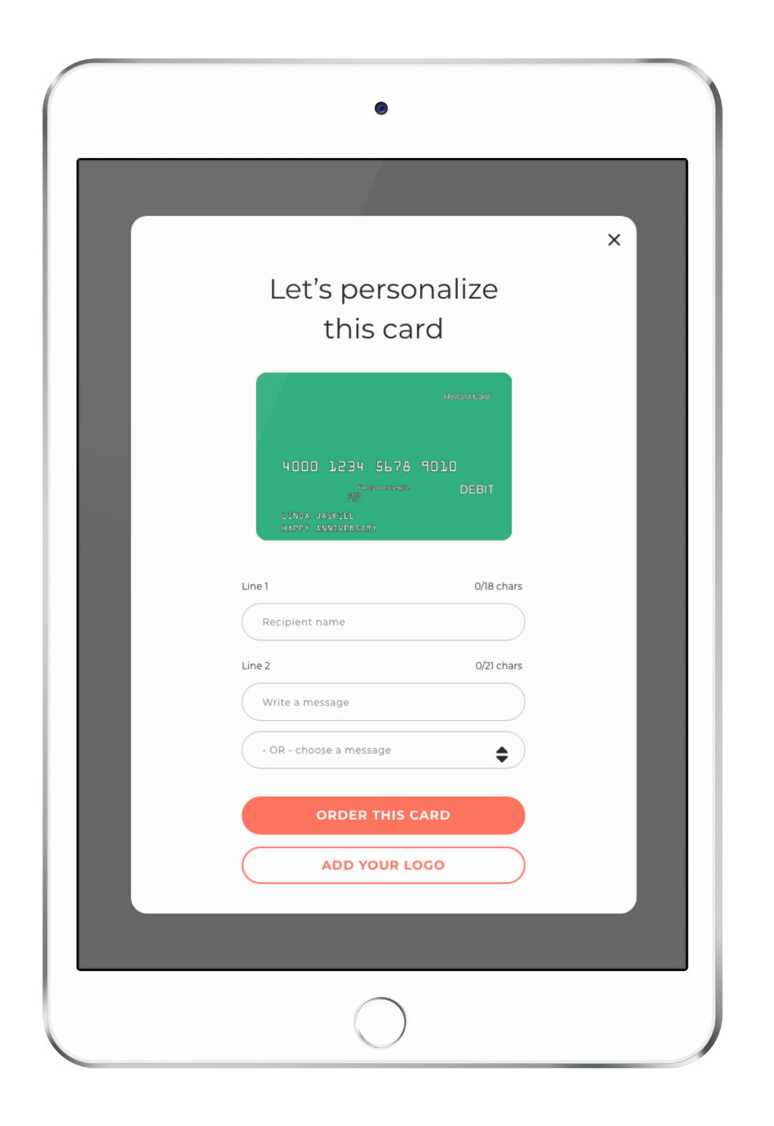 Visa Gift Cards, Brand Gift Cards, Reward Cards with your Logo ...