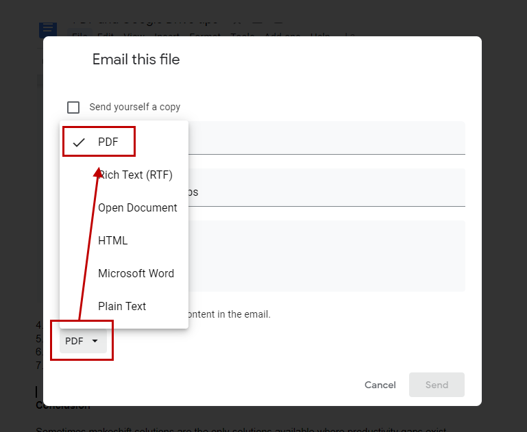How To Send A PDF File As An Email Attachment Examples And Screenshot Inkit