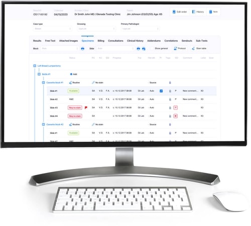Pathology solutions | histology specimen tracking system