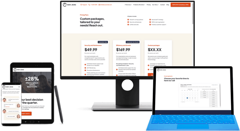 MSP websites at an incredible value