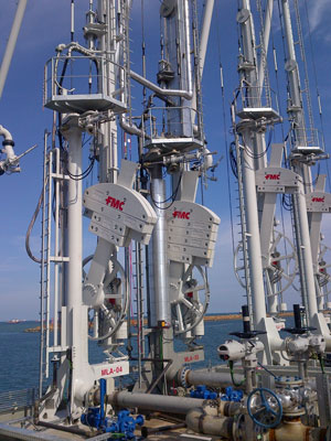 Installation of Marine Loading Arms - KBC CSR Activities