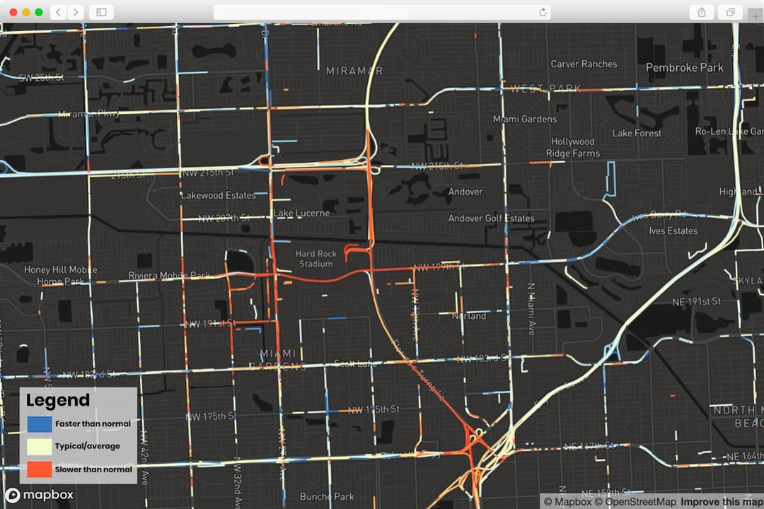 Traffic Data | Mapbox