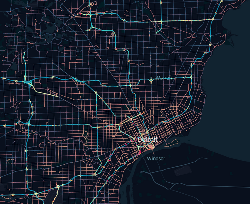 On demand mobility data with Mapbox Movement