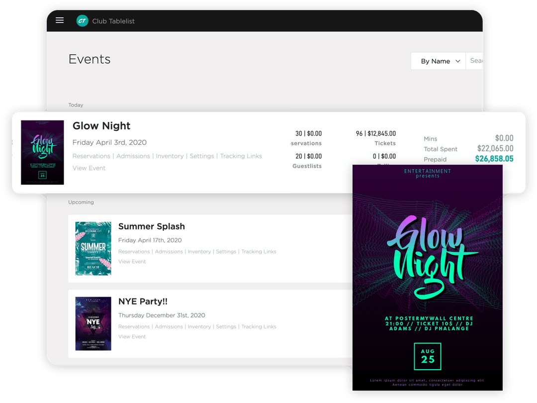 TablelistPro | Nightclub Software