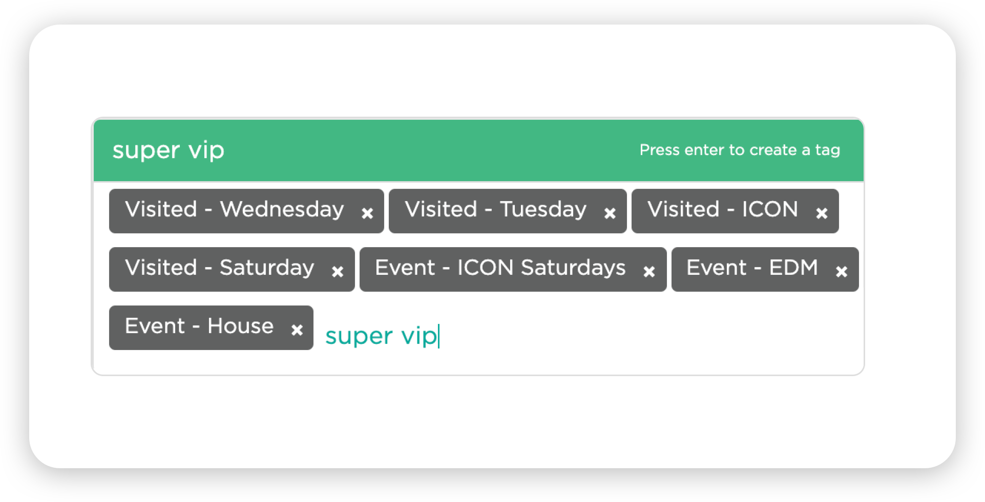 TablelistPro | Features | CRM