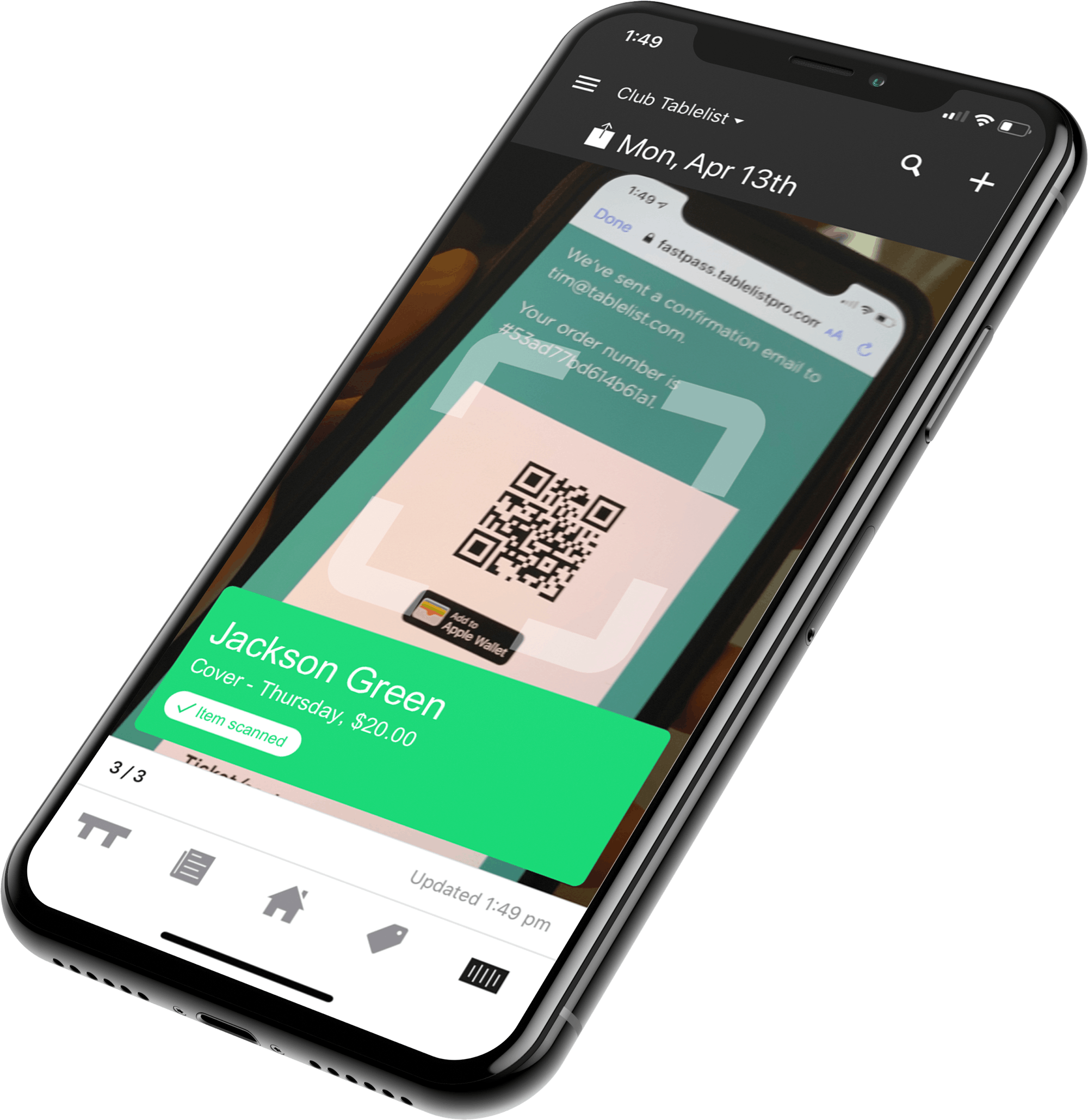 TablelistPro | Features | Fast Pass