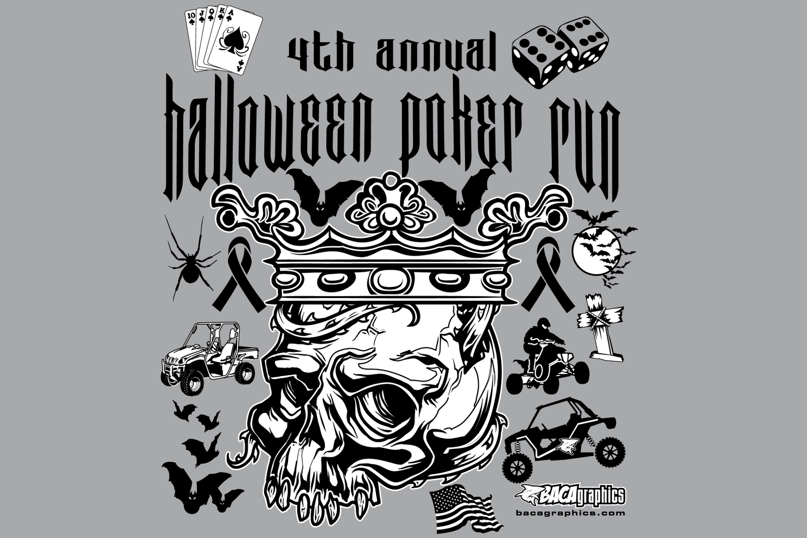 Halloween Poker Run by Baca Graphics