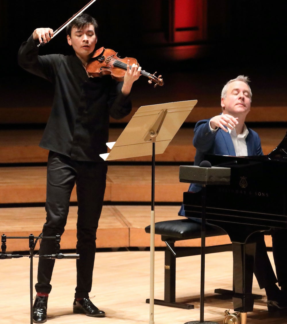 Stefan and Jeremy Denk triumph in Ives tour