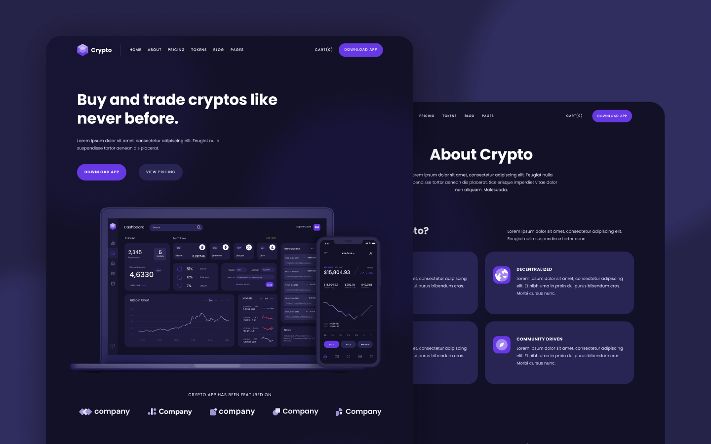 Cryptocurrency Blockchain Webflow Template Crypto BRIX Templates