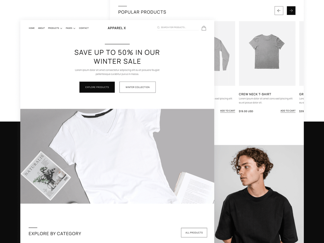 Multipurpose Online Shop Webflow Template & UI Kit - Shopkeeper X ...