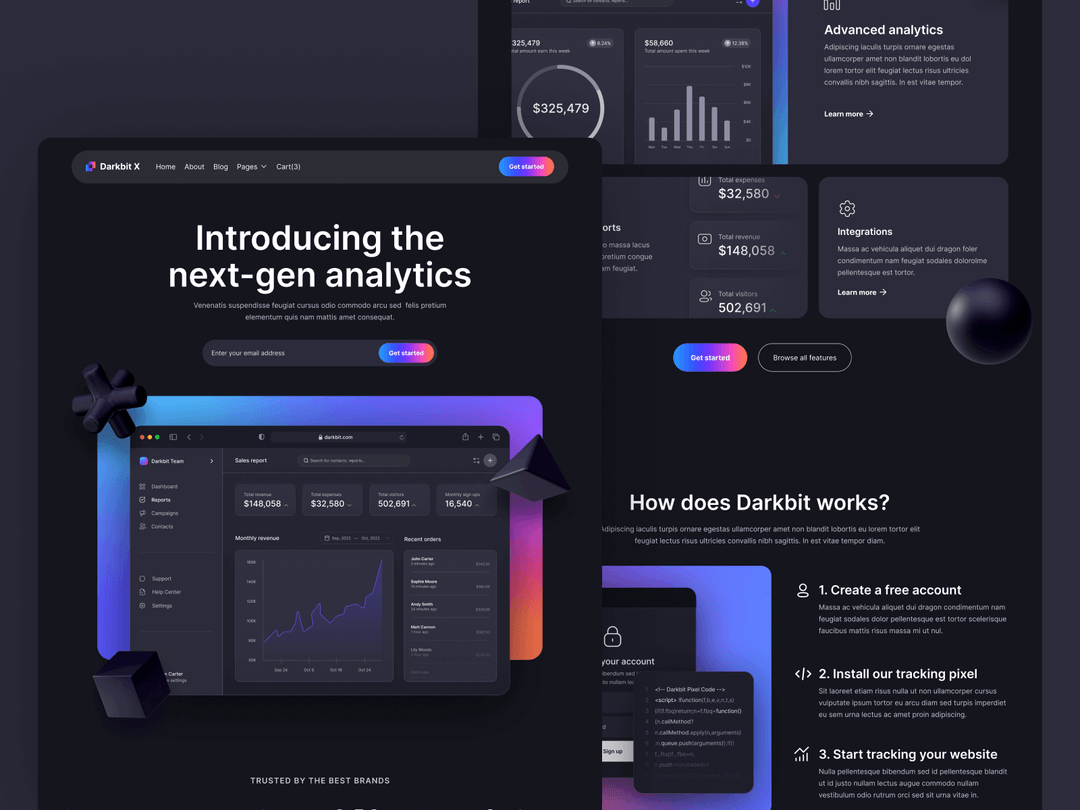 Finance & Fintech Webflow Template - Finance X | BRIX Templates