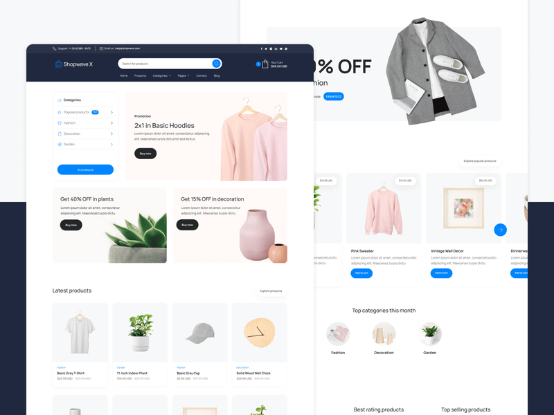 5+ Ecommerce Webflow Templates | BRIX Templates
