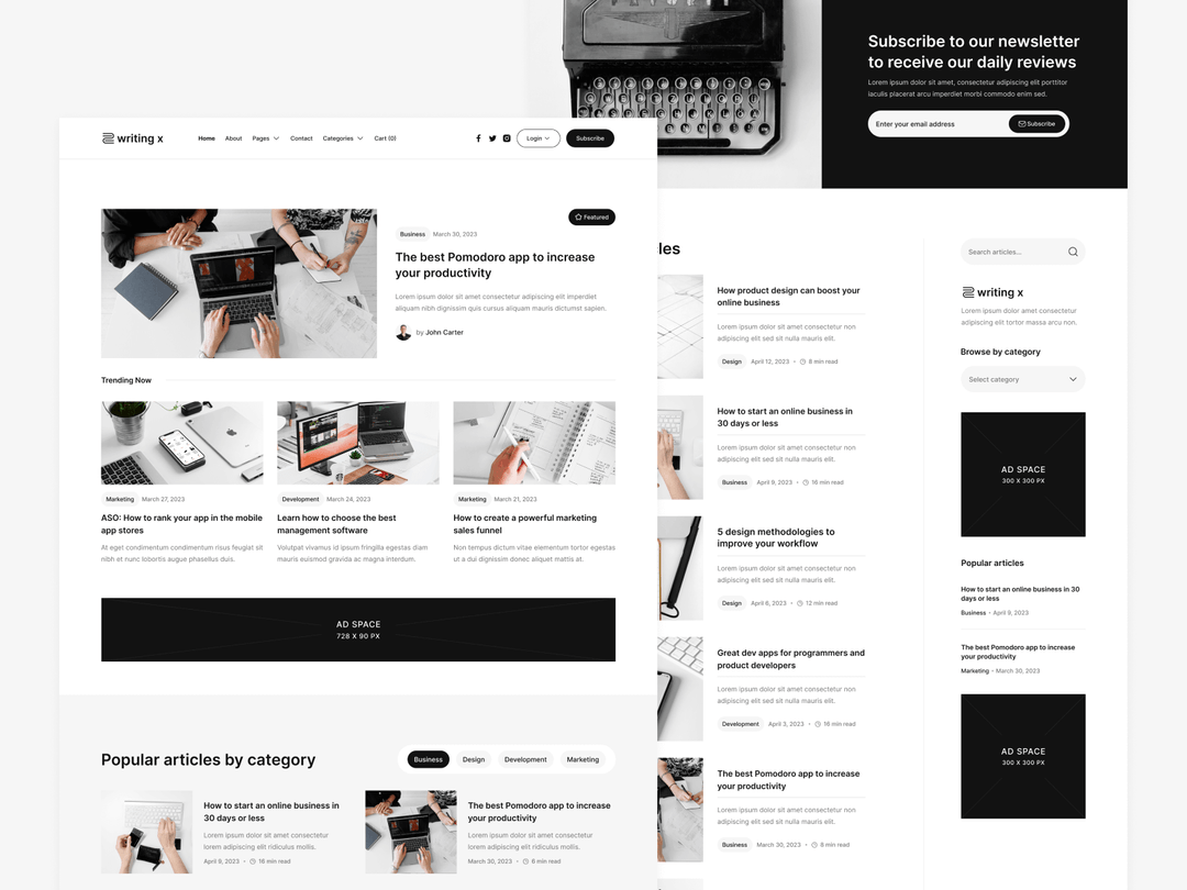 Dark Mode Portfolio Webflow Template - Darkfolio X | BRIX Templates