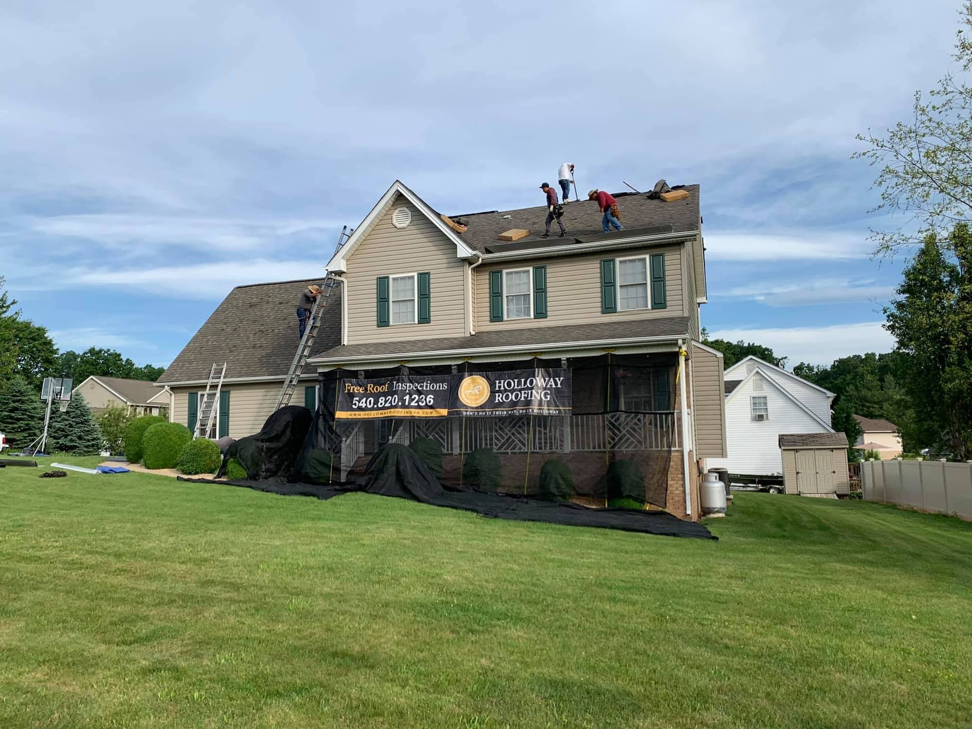 Catch-All Roofing Protection System - Holloway Roofing