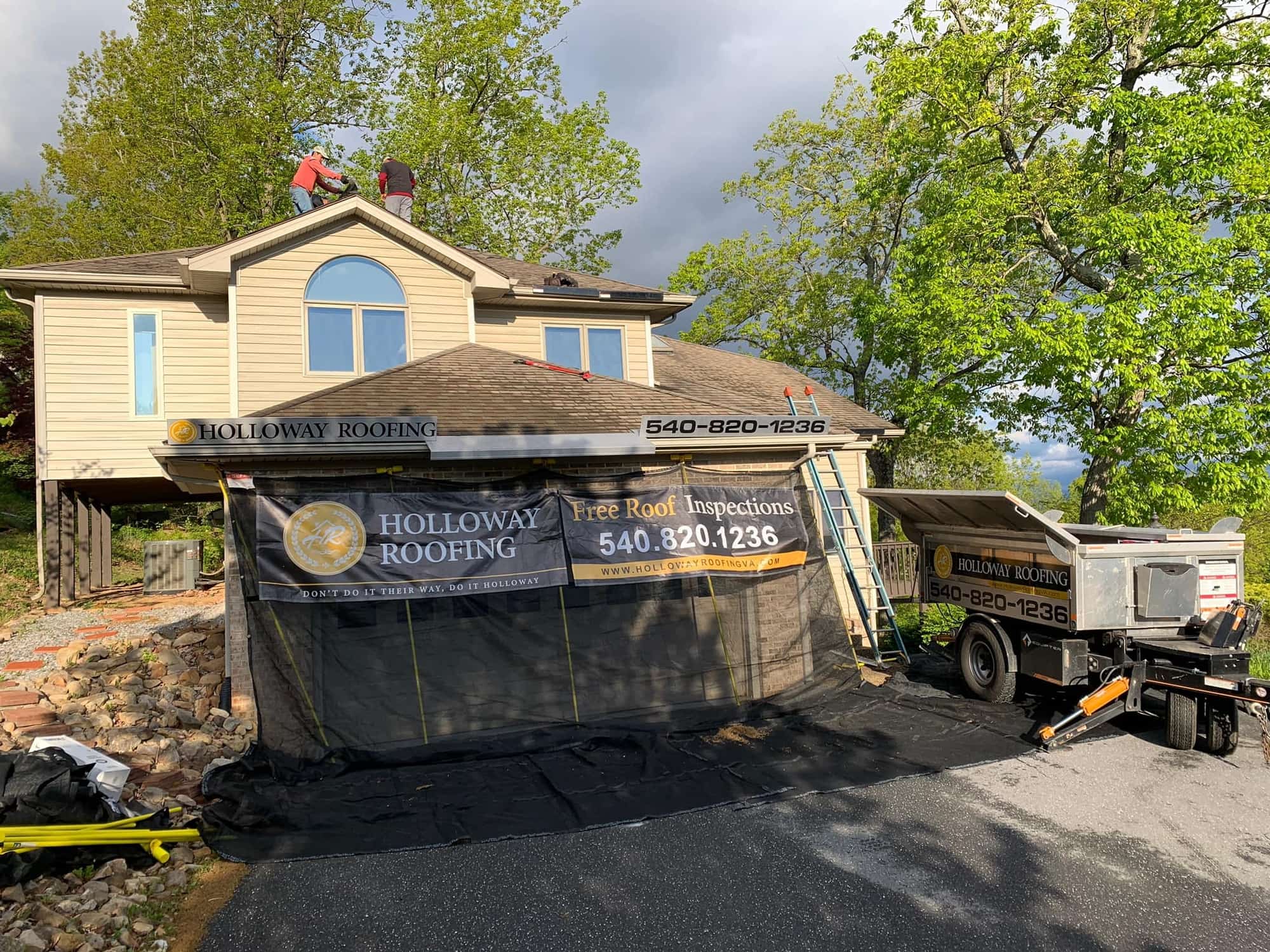 Catch-All Roofing Protection System - Holloway Roofing