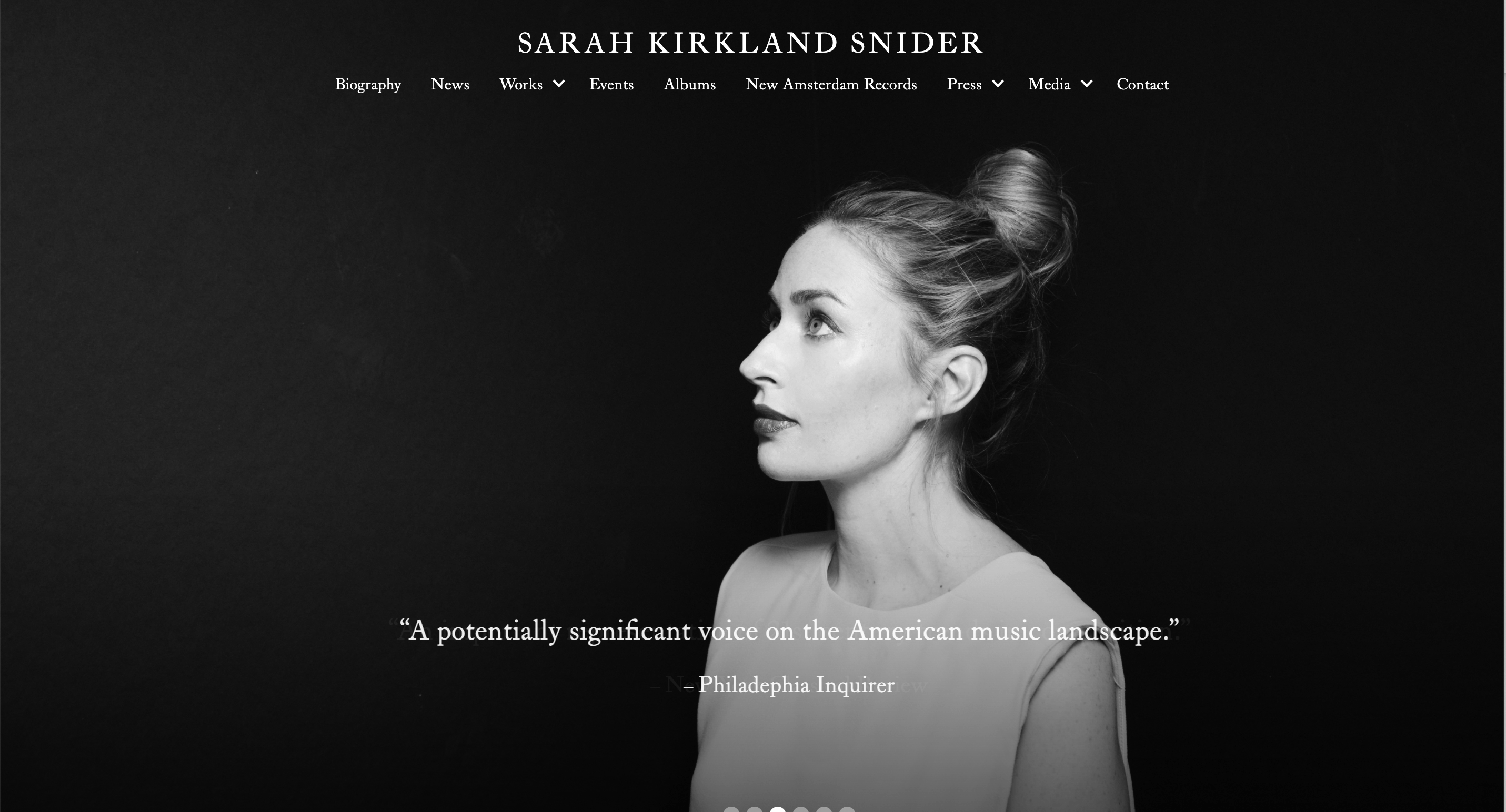 Sarah Kirkland Snider | Official Website