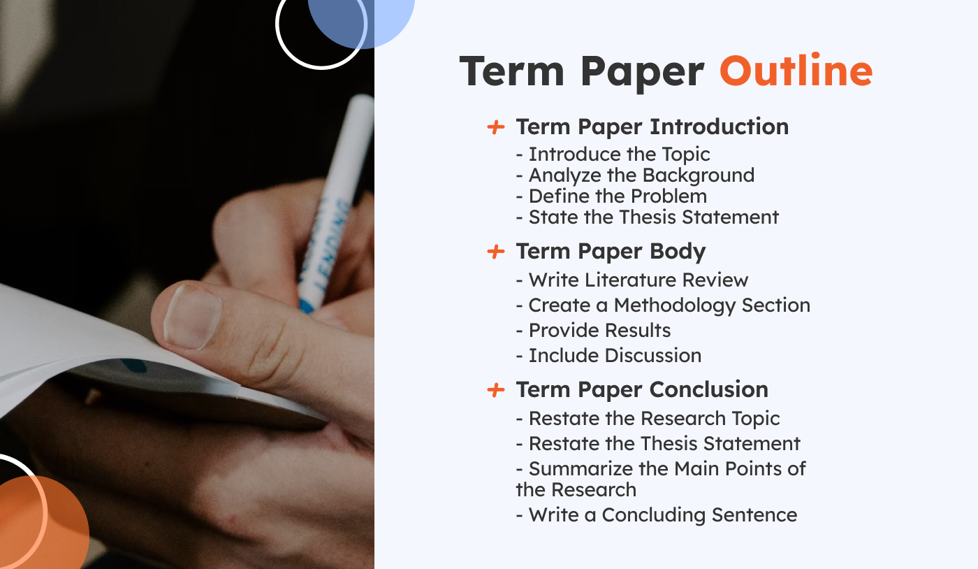 Best Tips On How To Write A Term Paper Outline Format Example 