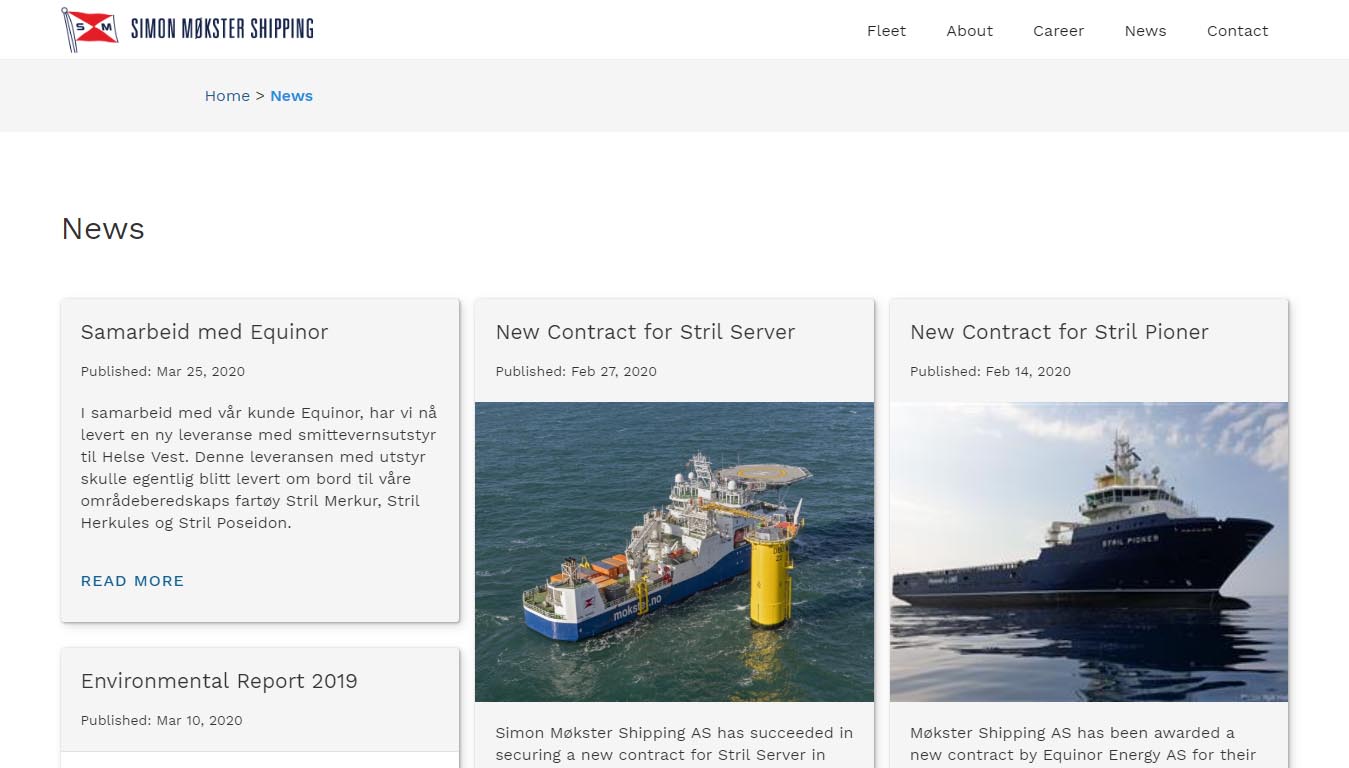 News | Simon Møkster Shipping