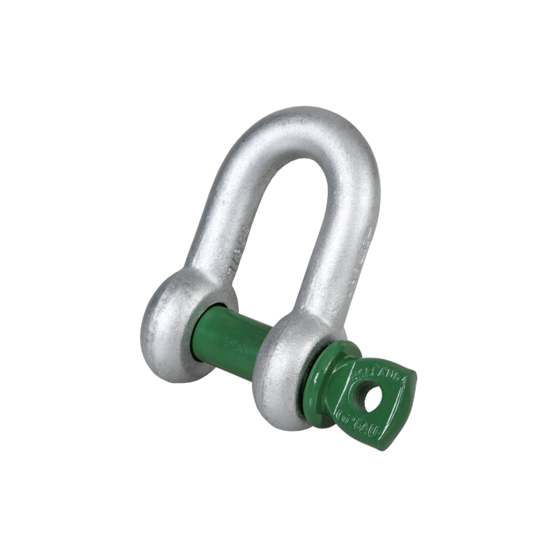 Green Pin® Dee Shackle SC (Standard Dee Shackle with Screw Collar Pin ...