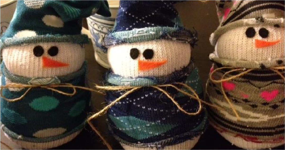 Make your own simple and fun Christmas snowman