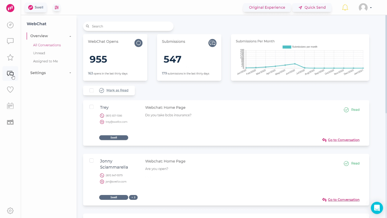 Swell WebChat | Convert Website Visitors With a Live Chat