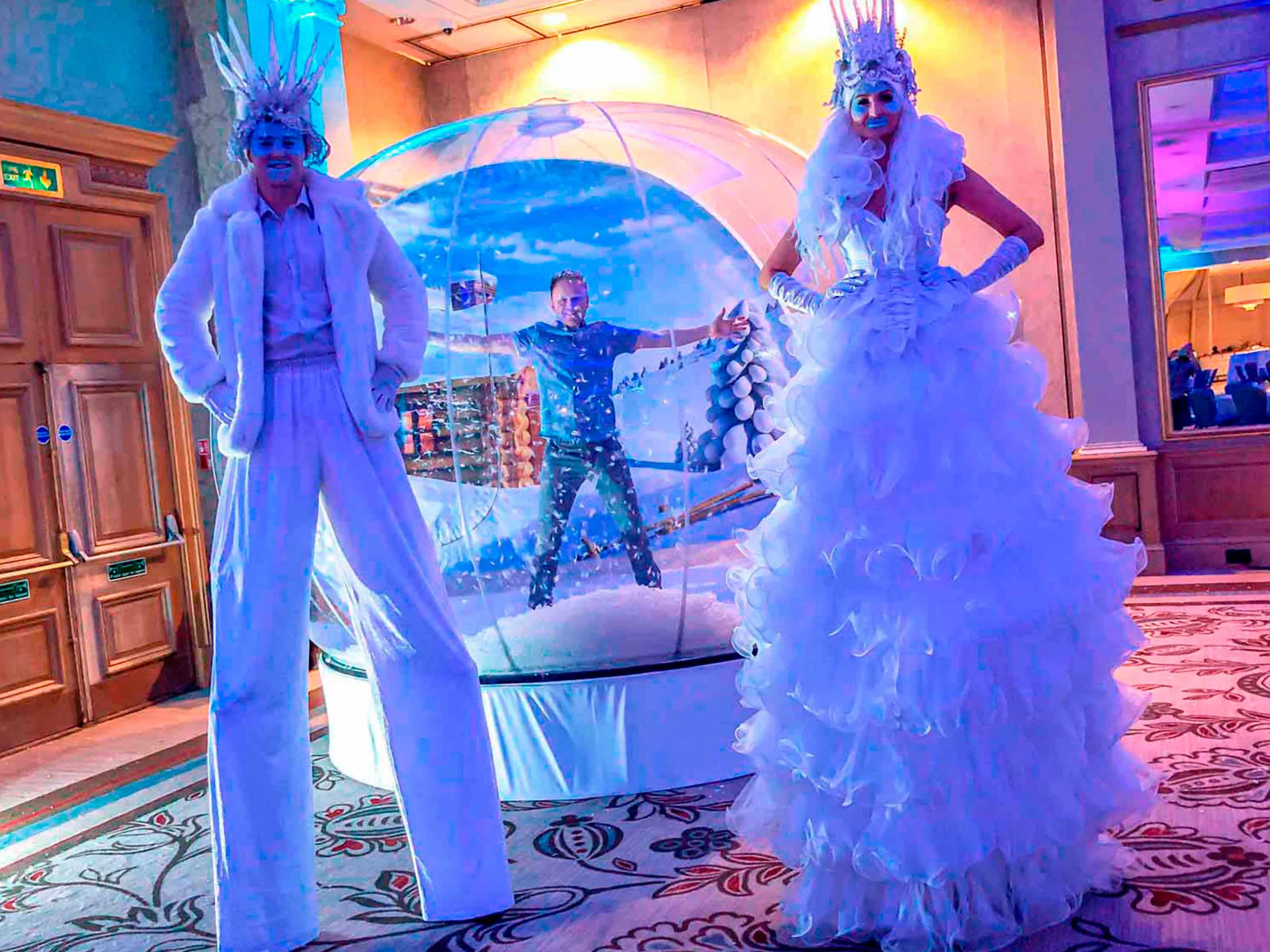 Corporate Christmas Parties - Snow Globe Hire