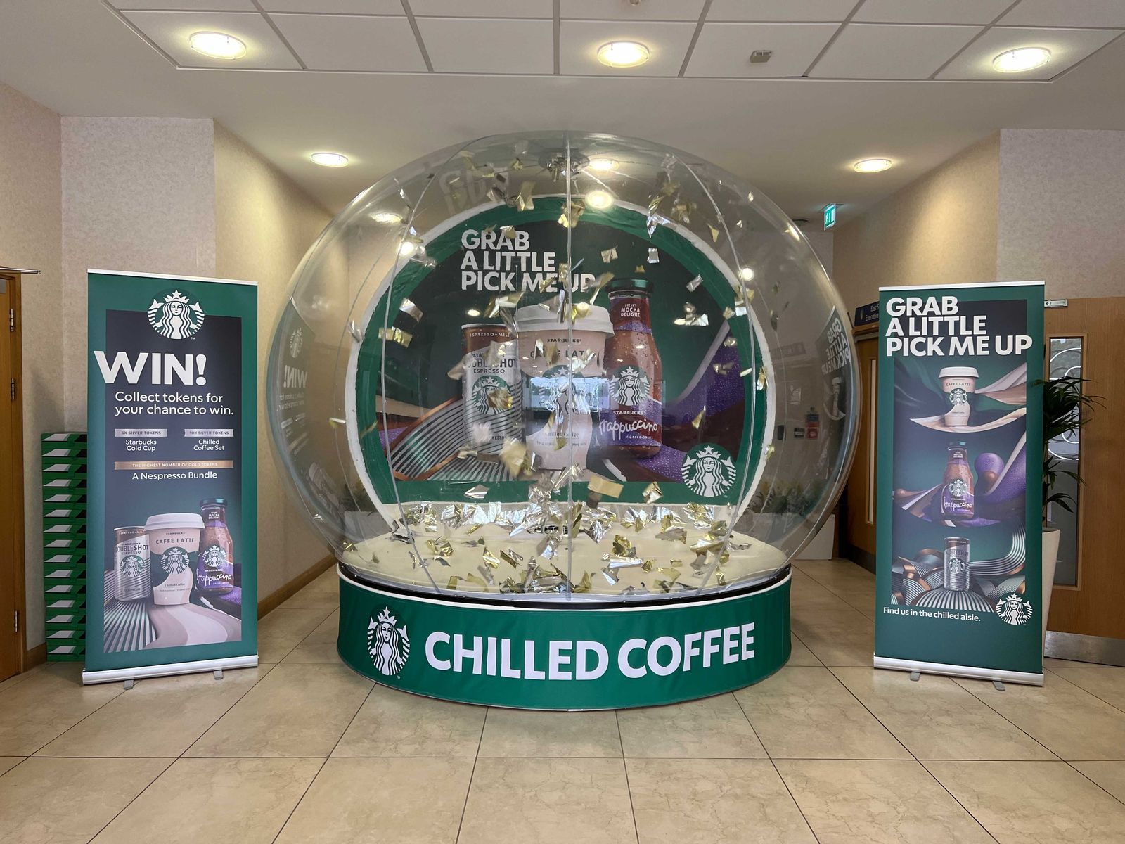 Let It Snow Globe - GIANT Snow Globe Hire