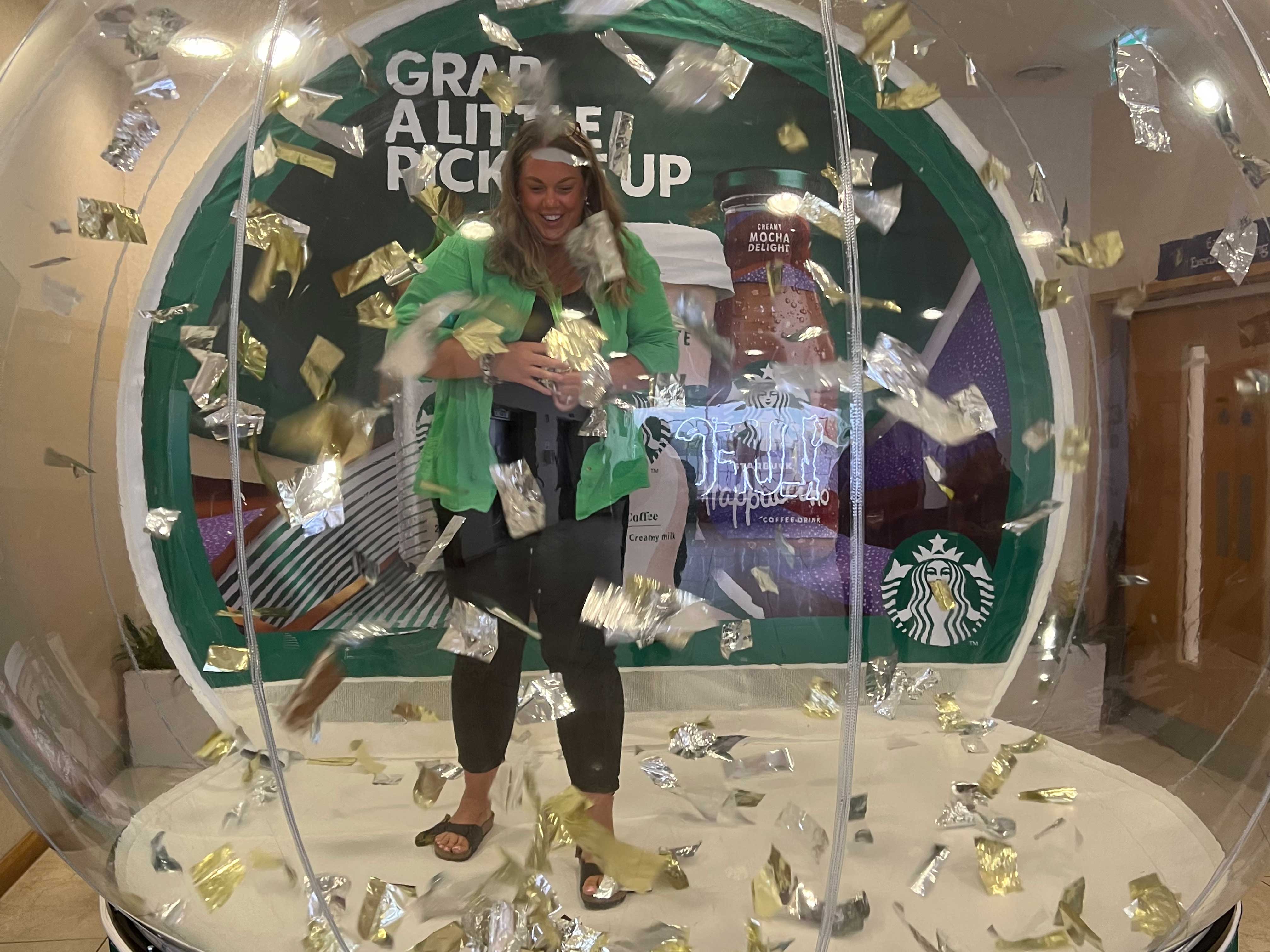 Cash Grabber Globes | Exhibitions | Corporate | Events