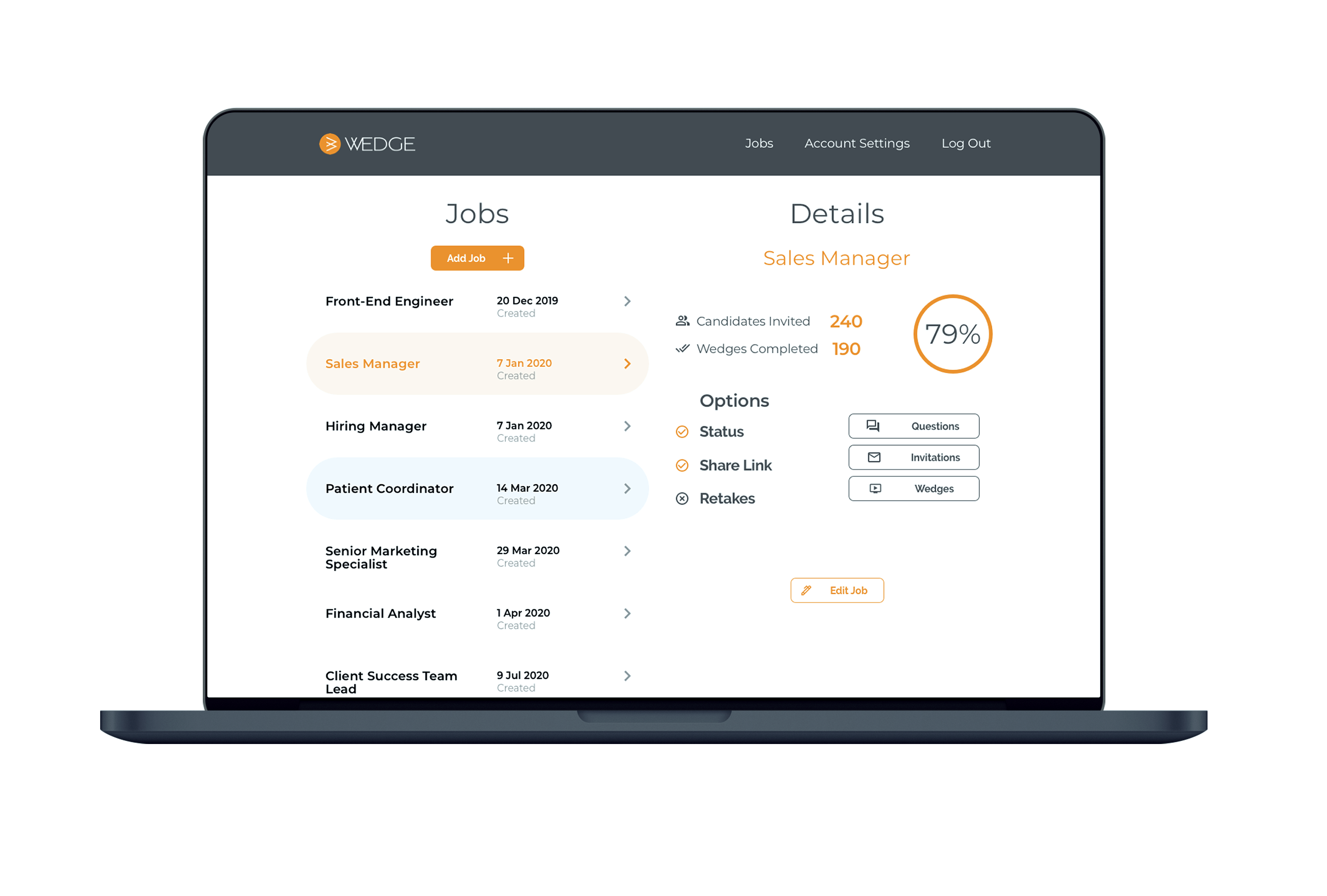 Wedge – One Way Video Interviewing Made Easy