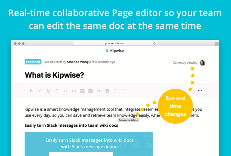 Real-Time Collaborative Rich-Text Editor for Team Knowledge