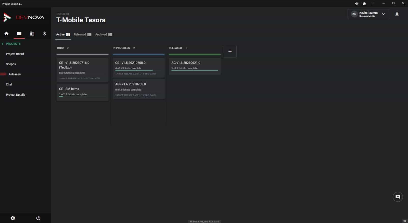 Dev Nova - Project Management for people who work with clients