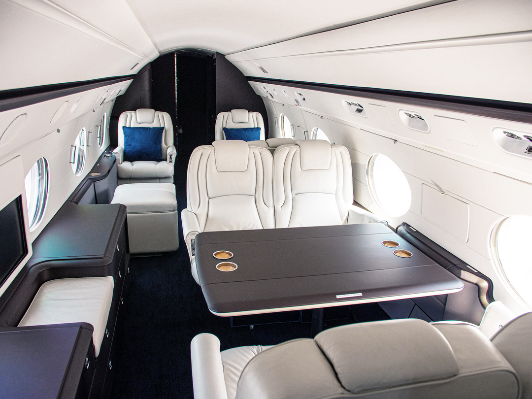 Private Jet Interior Refurbishment | flyExclusive